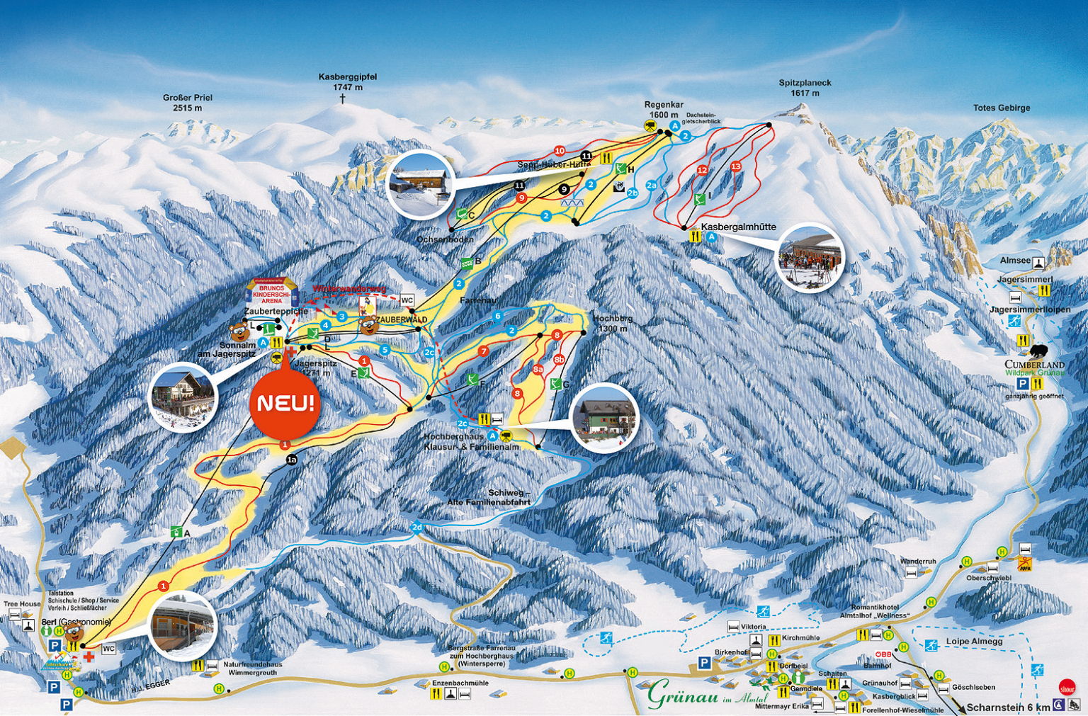 Kasberg Grünau – Ski Guide Austria